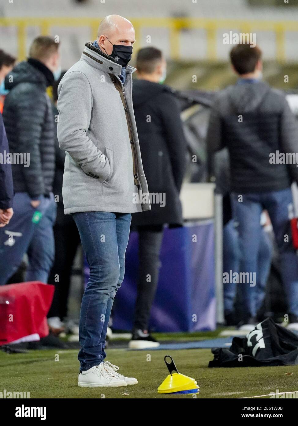 BRUGES, BELGIUM - JANUARY 28: coach Philippe Clement of Club Brugge ...