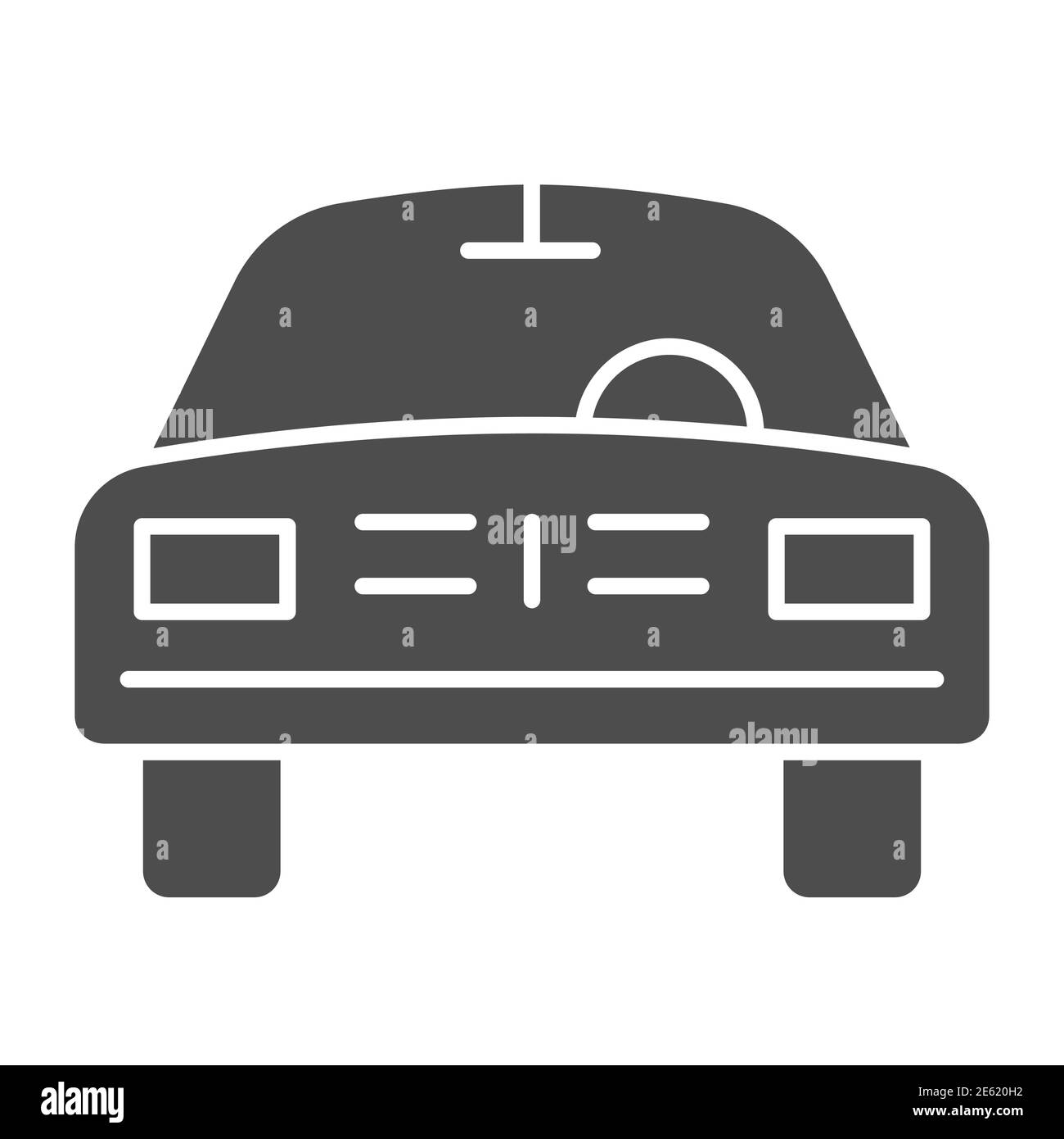 Car solid icon, transport symbol, passenger automobile vector sign on ...