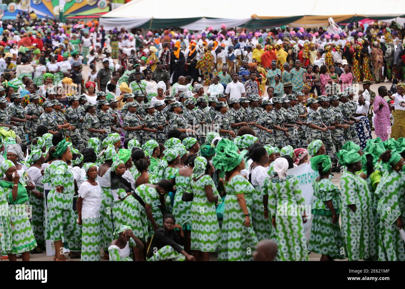 Nigerian army parade hi-res stock photography and images - Alamy
