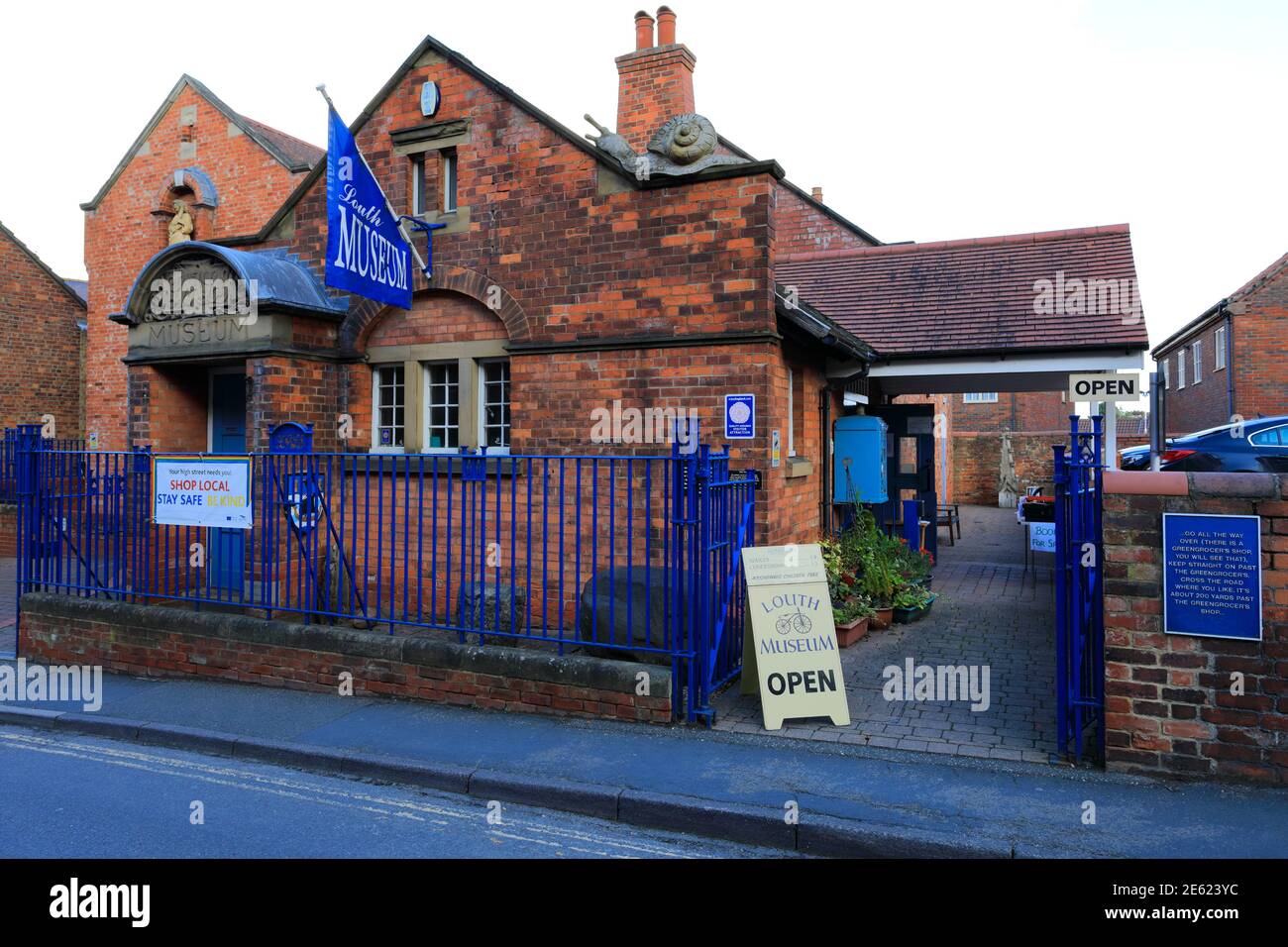 The Louth Museum, Louth town, East Lindsey, Lincolnshire, England; UK Stock Photo - Alamy