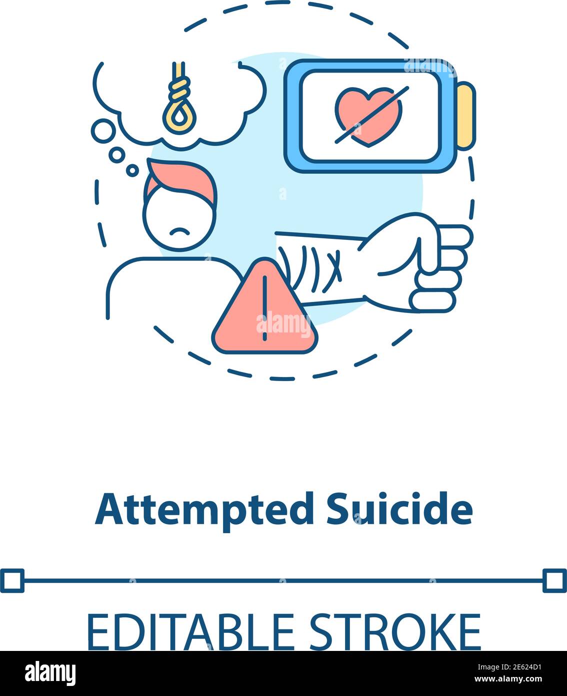 Attempted death Stock Vector Images - Alamy