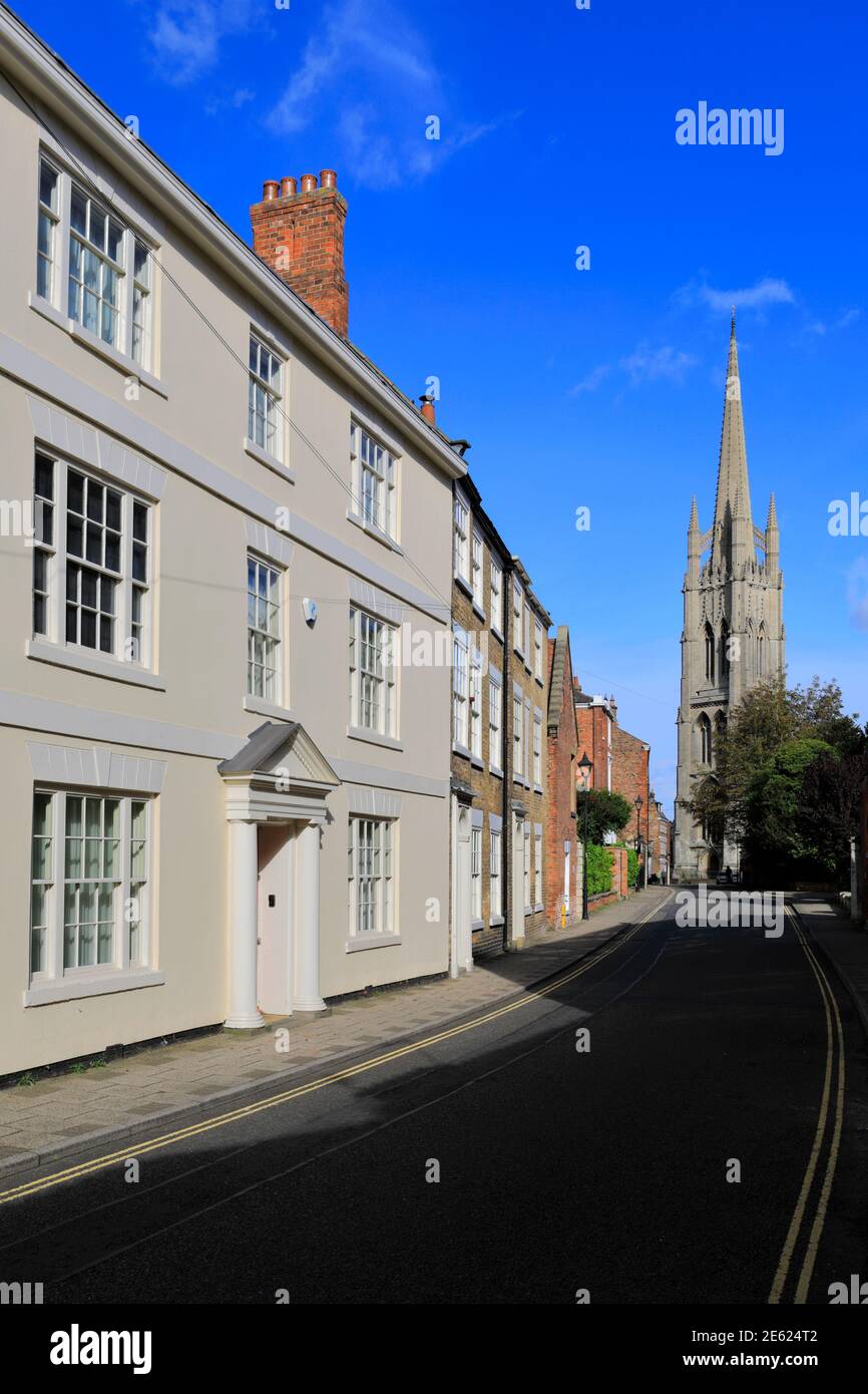 St James church, Louth town, East Lindsey, Lincolnshire, England; UK Stock Photo - Alamy