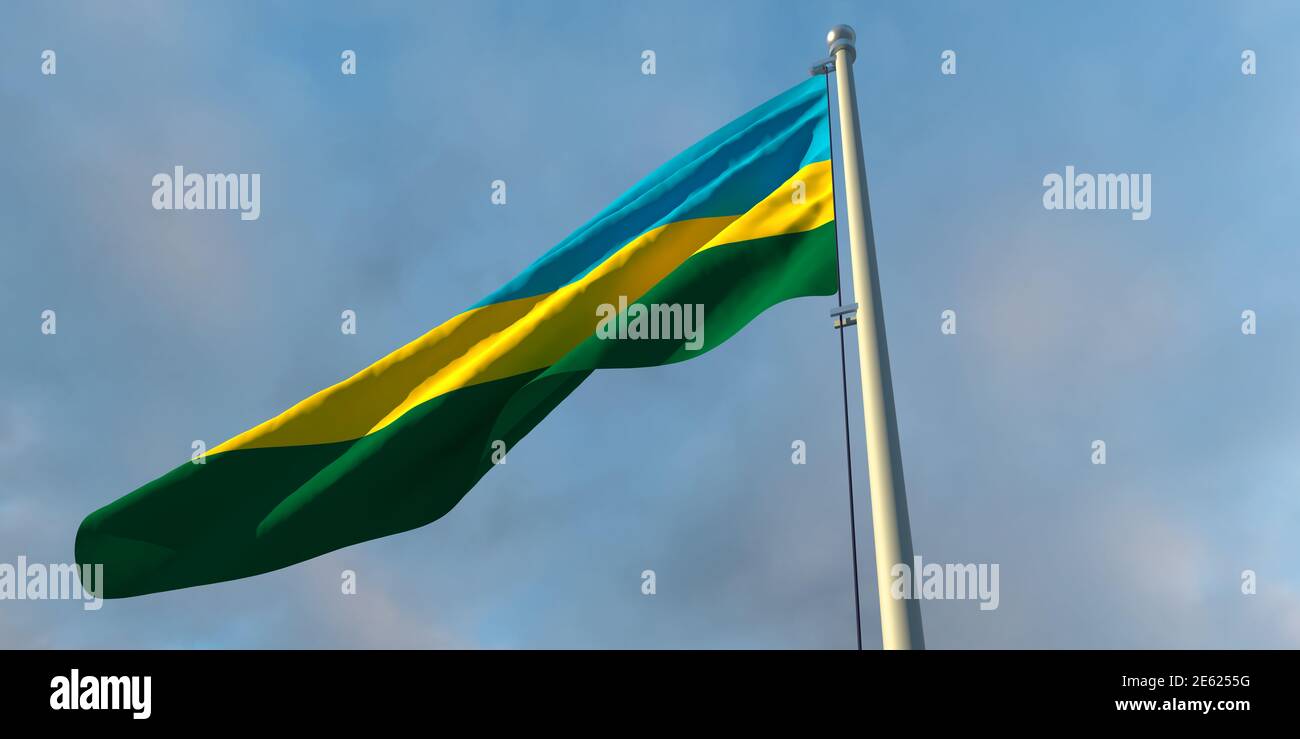 Rwanda rwandese rwandan flag hi-res stock photography and images - Alamy