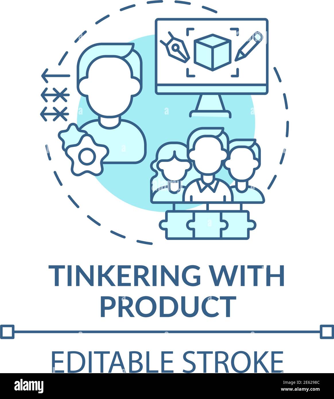Tinker tinkering Stock Vector Images - Alamy