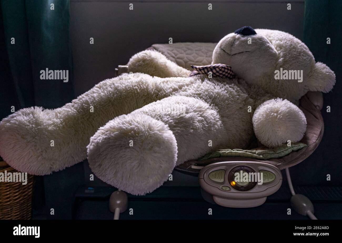 Teddy bear relax on chair hi-res stock photography and images - Alamy