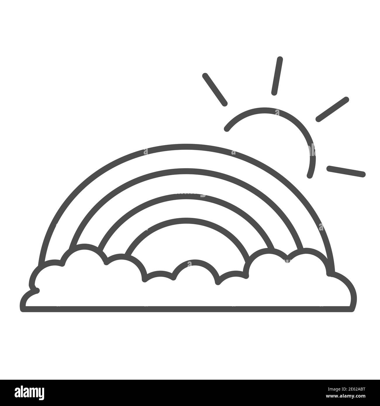 Sky grey clouds sun Stock Vector Images - Alamy