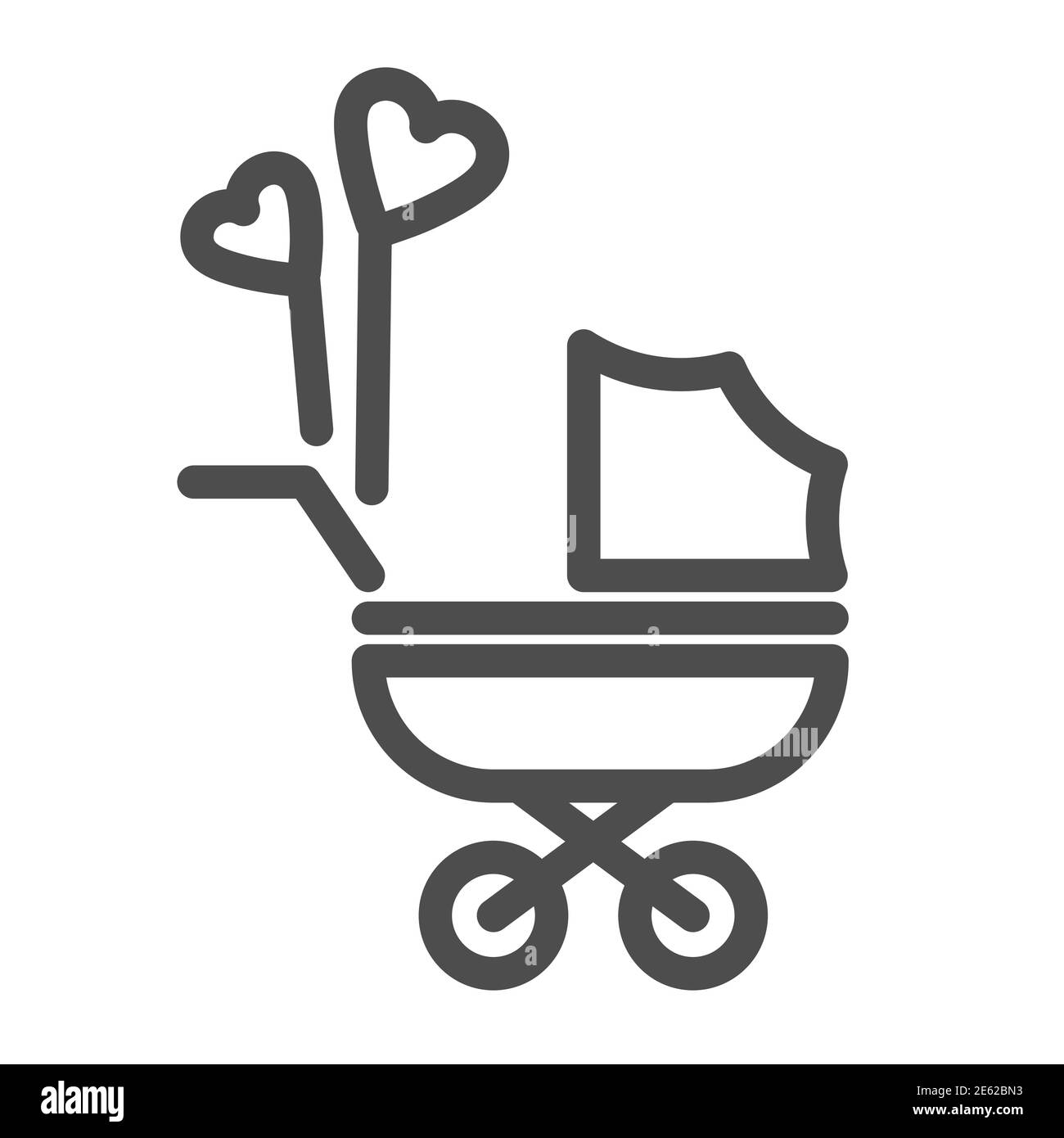 Baby pram black silhouette hi-res stock photography and images - Alamy