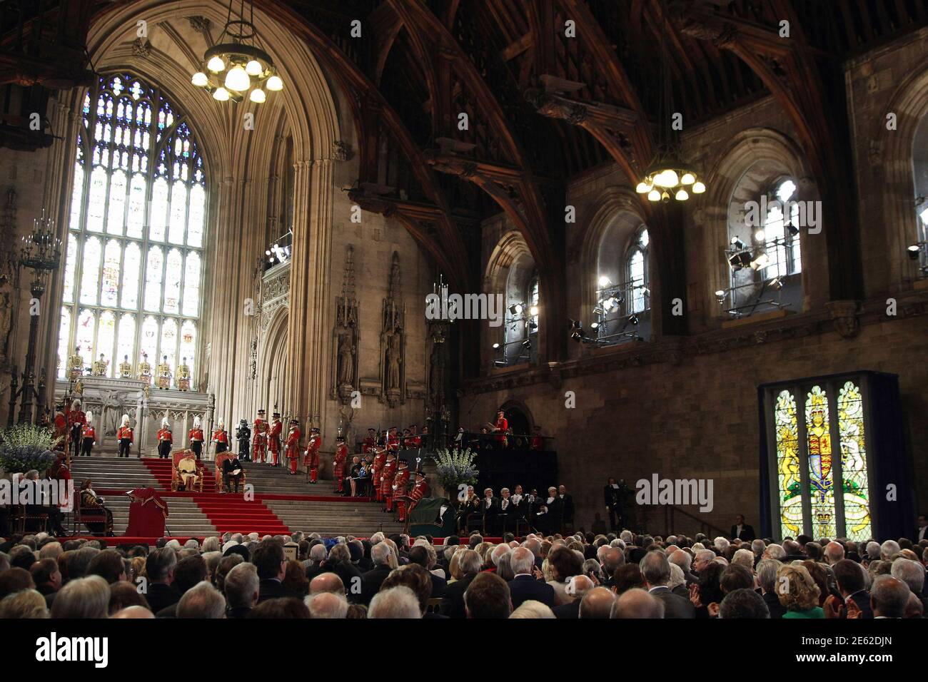 Stained glass window houses parliament hi-res stock photography and ...