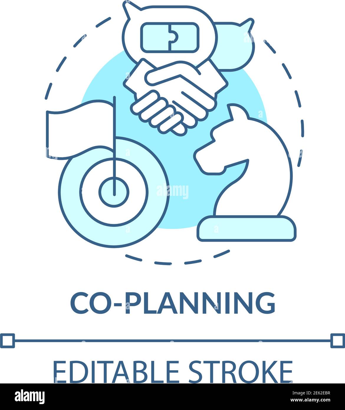 Co-planning concept icon Stock Vector Image & Art - Alamy