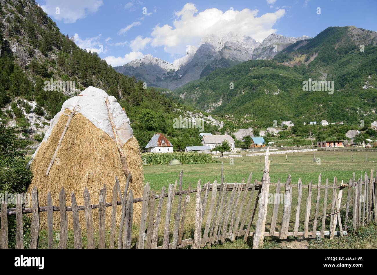 Landscape in theth village hi-res stock photography and images - Alamy