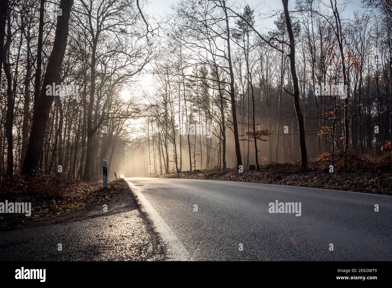 A nice picture of a road view , a nice photo Stock Photo - Alamy
