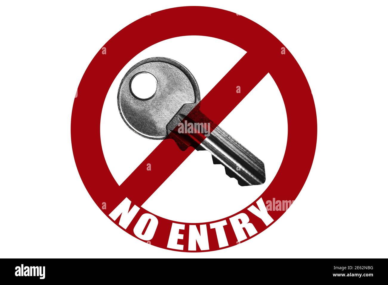 Red no entry symbol Cut Out Stock Images & Pictures - Alamy