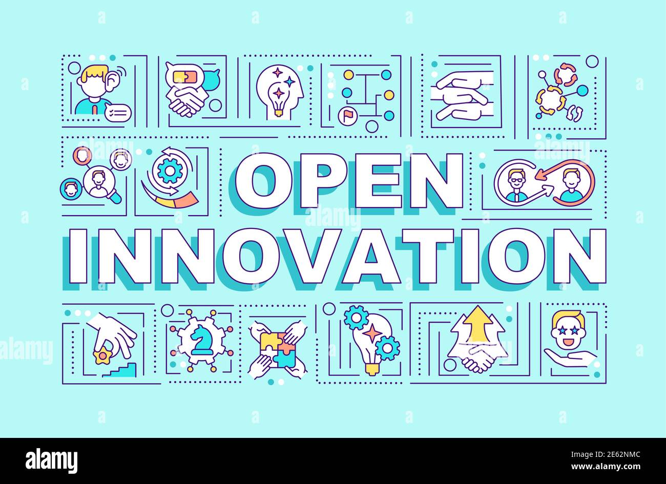Open innovation text Stock Vector Images - Alamy