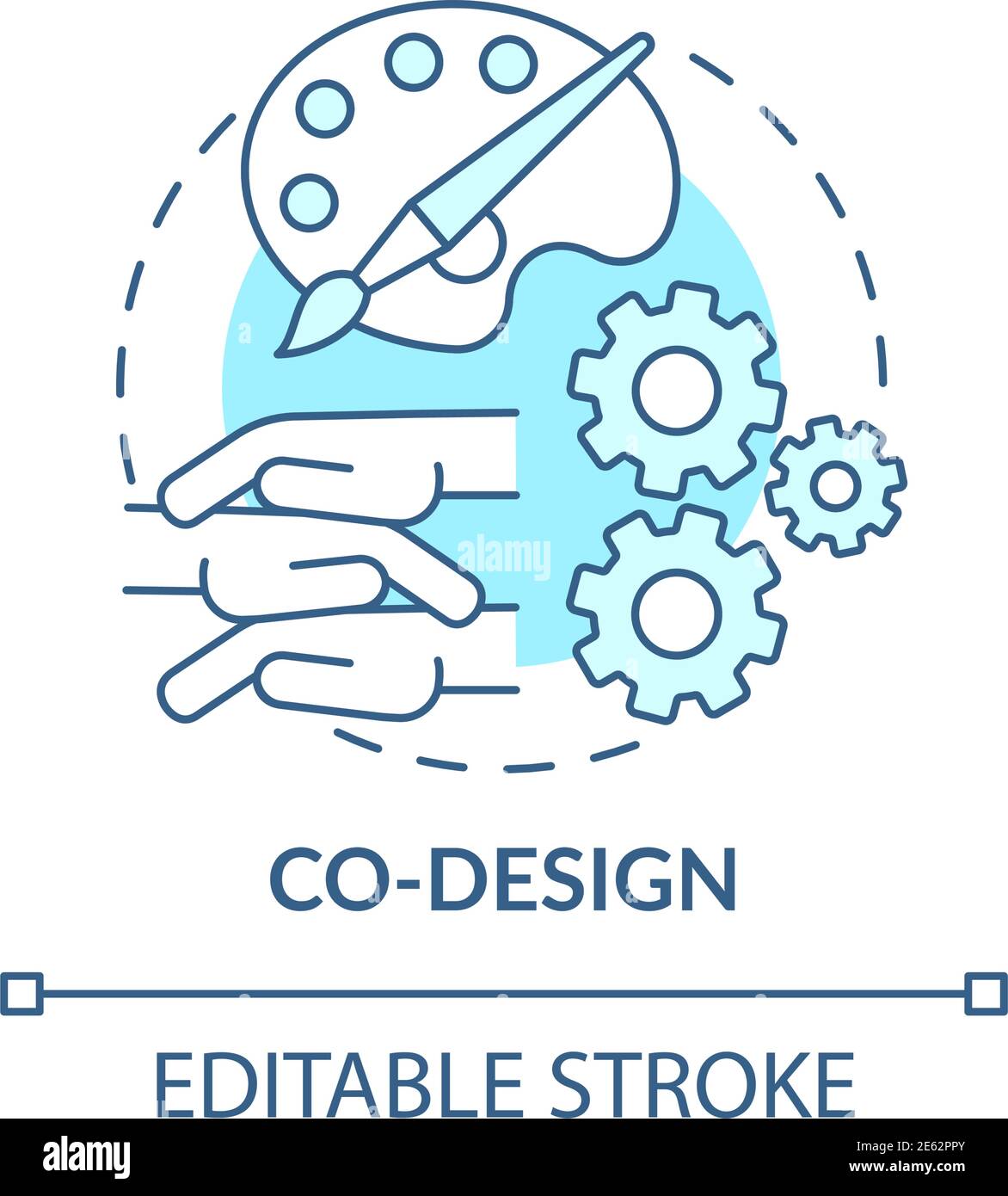 Co-design concept icon Stock Vector Image & Art - Alamy