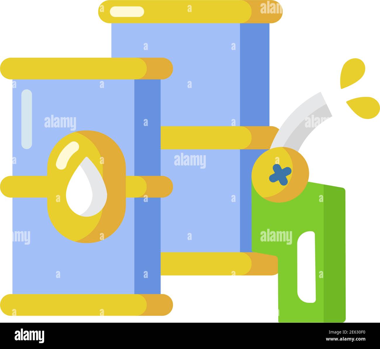 Fuel icon vector filled Cut Out Stock Images & Pictures - Alamy