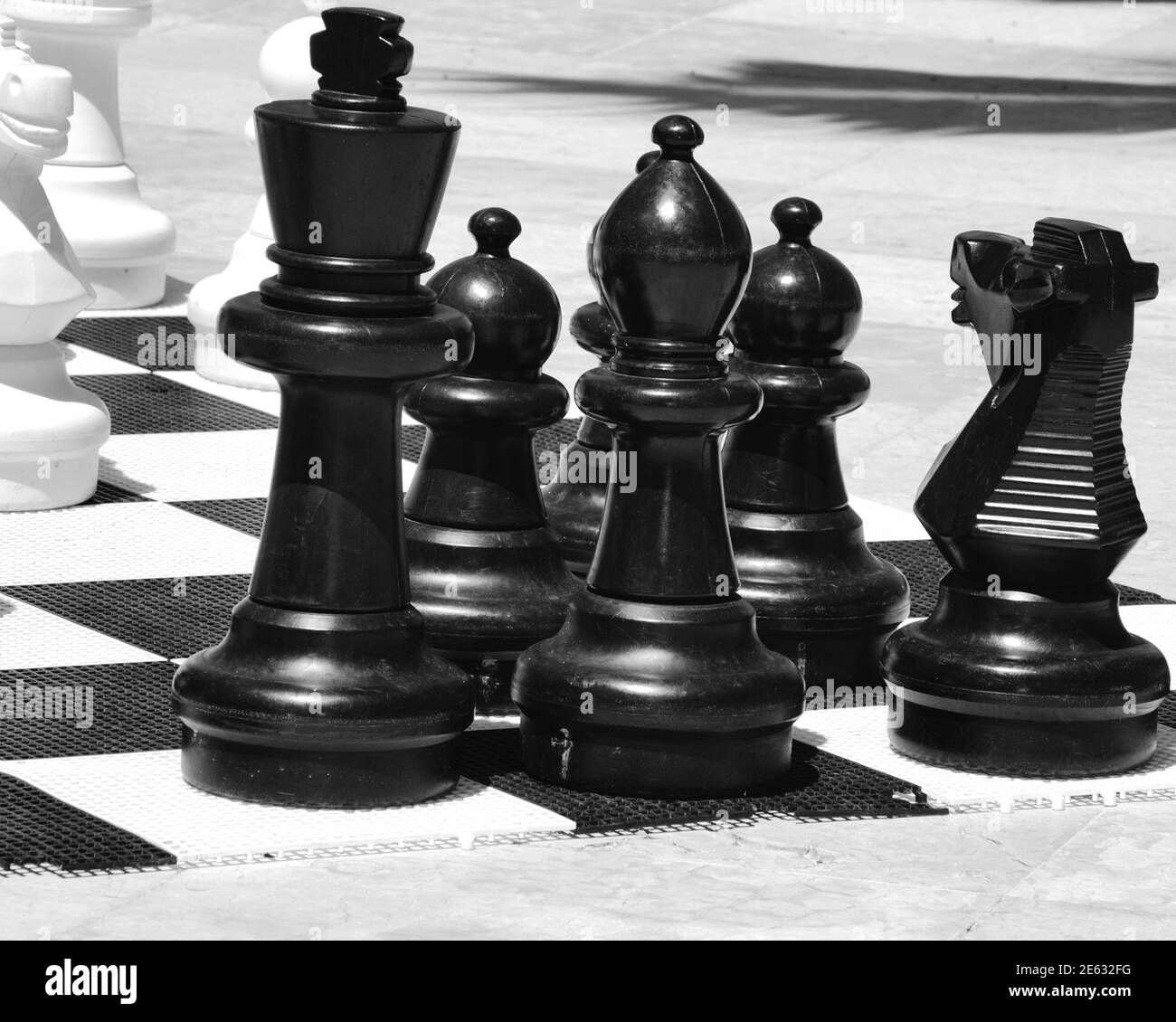 Big chess game Stock Photo - Alamy