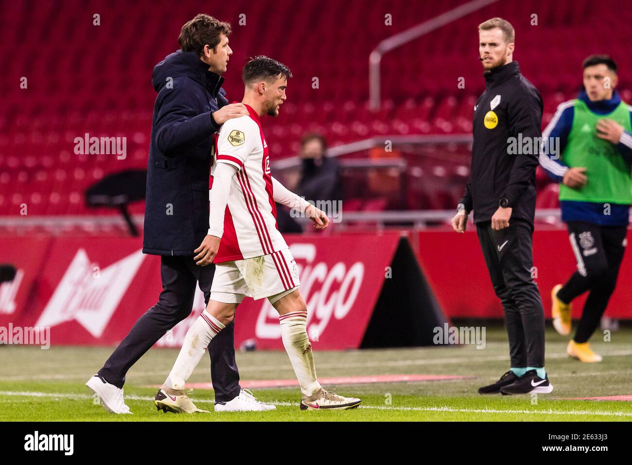 AMSTERDAM - 28-01-2021, Johan Cruijff ArenA. Dutch football, eredivisie ...
