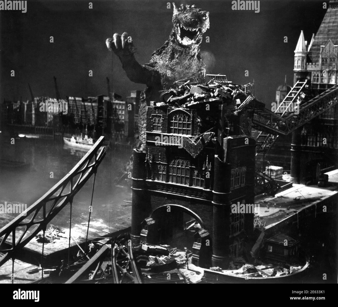 Monster tower Black and White Stock Photos & Images - Alamy