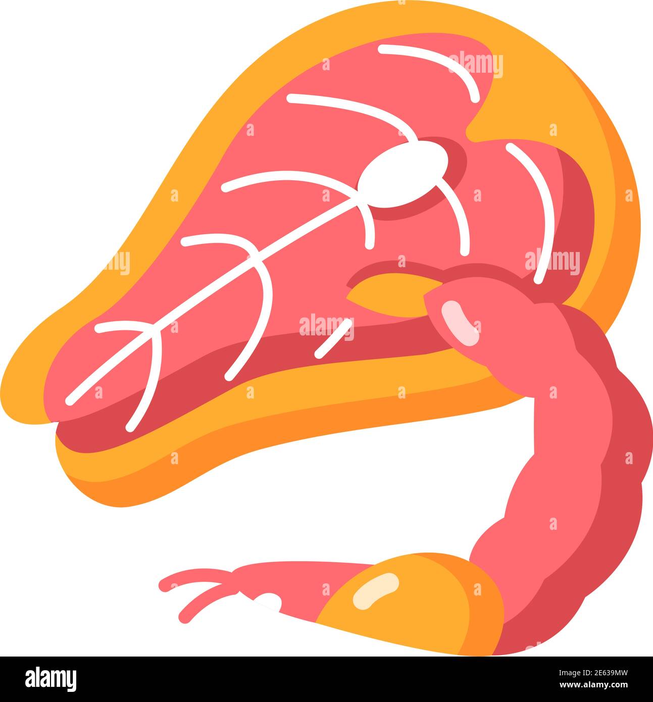 Shrimp seafood icon color Cut Out Stock Images & Pictures - Alamy