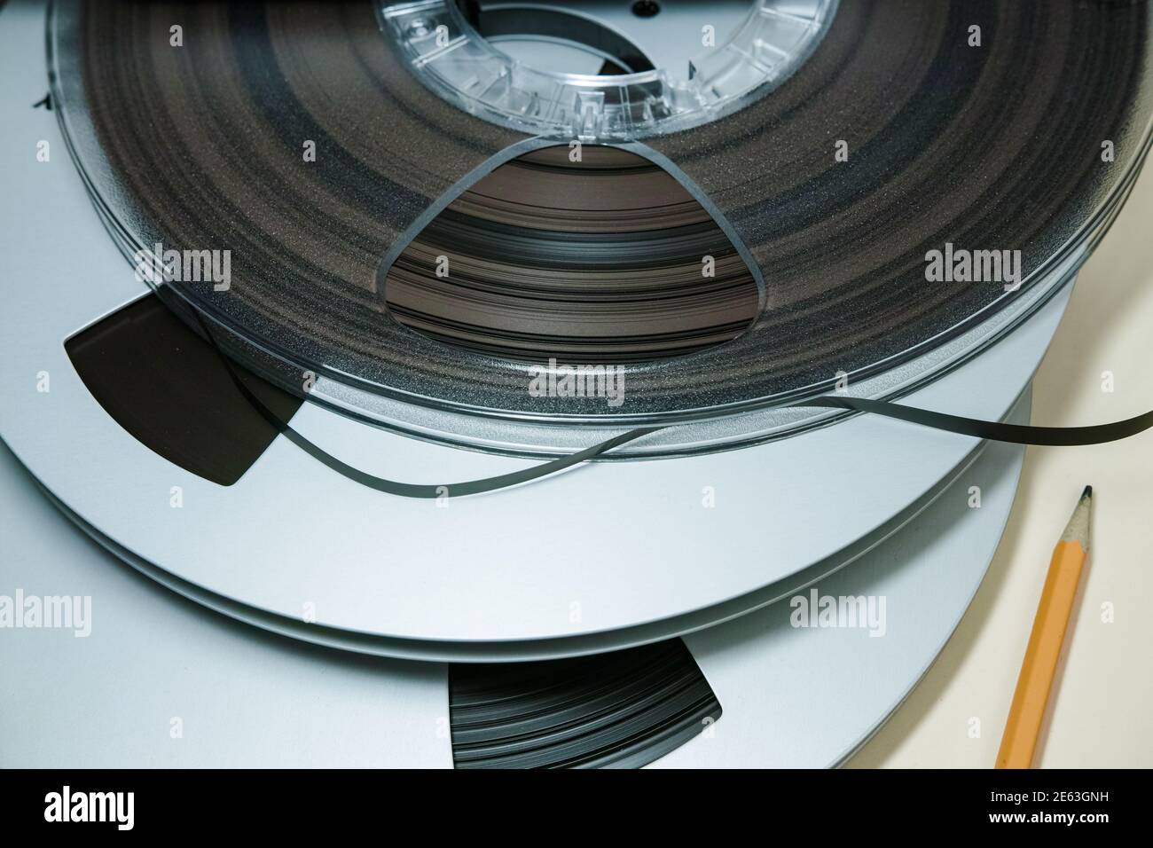 Professional tape recorder reel hi-res stock photography and images - Alamy