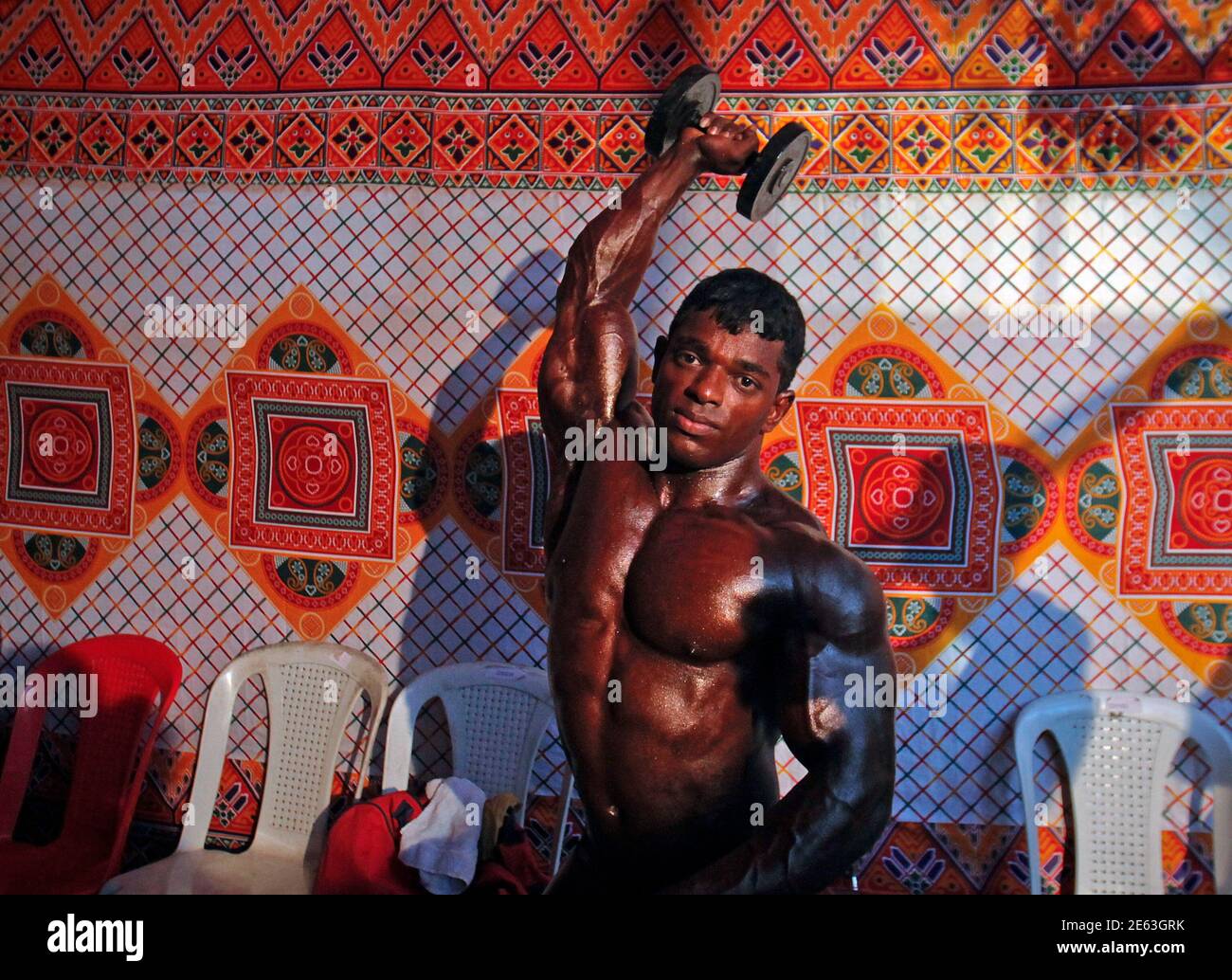 Indian bodybuilders hi-res stock photography and images - Alamy