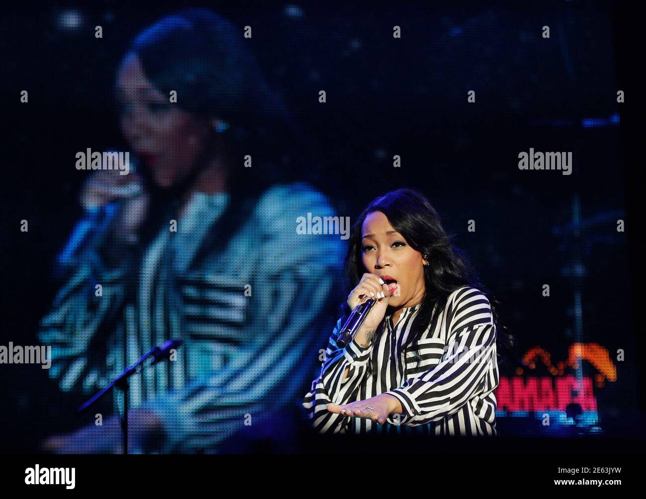 Monica Performs High Resolution Stock Photography and Images - Alamy