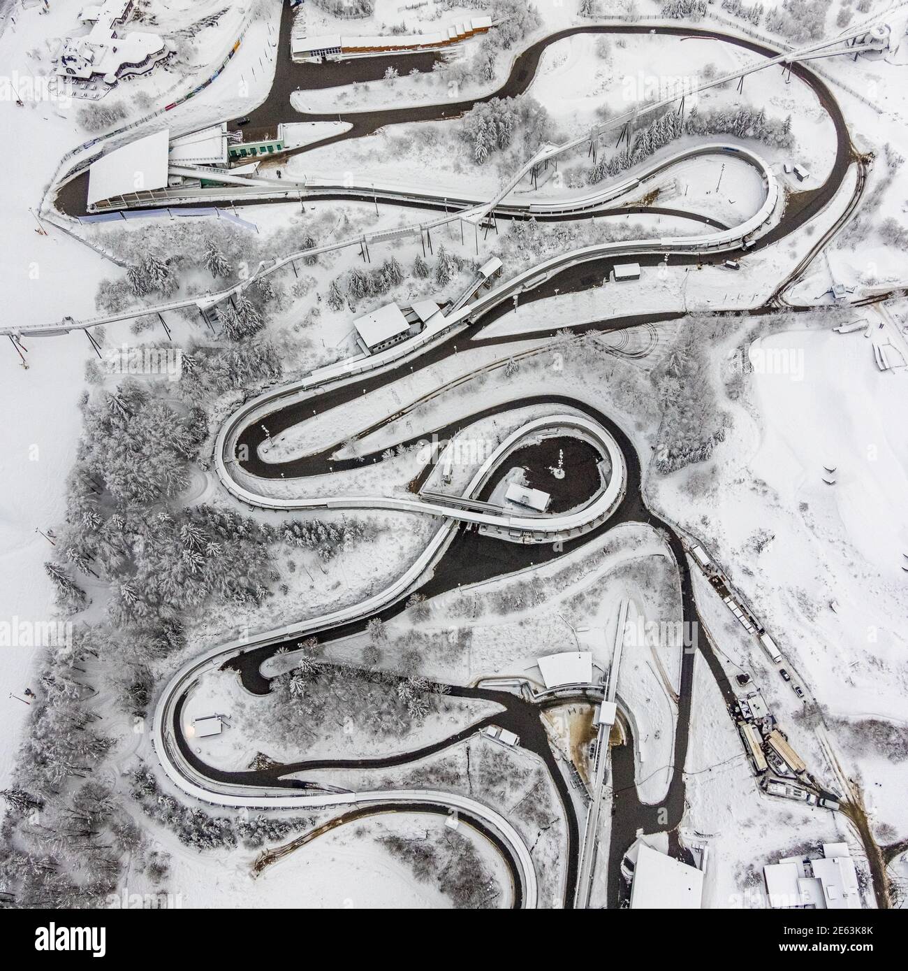 Bobbahn winterberg hi-res stock photography and images - Alamy