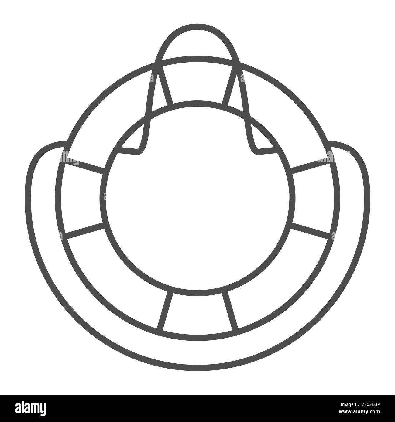 Lifebuoy icon on black Stock Vector Images - Alamy