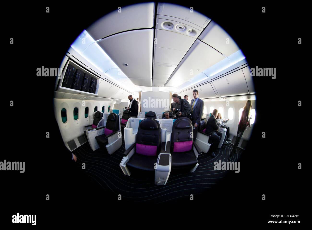 787 dreamliner interior hi-res stock photography and images - Alamy