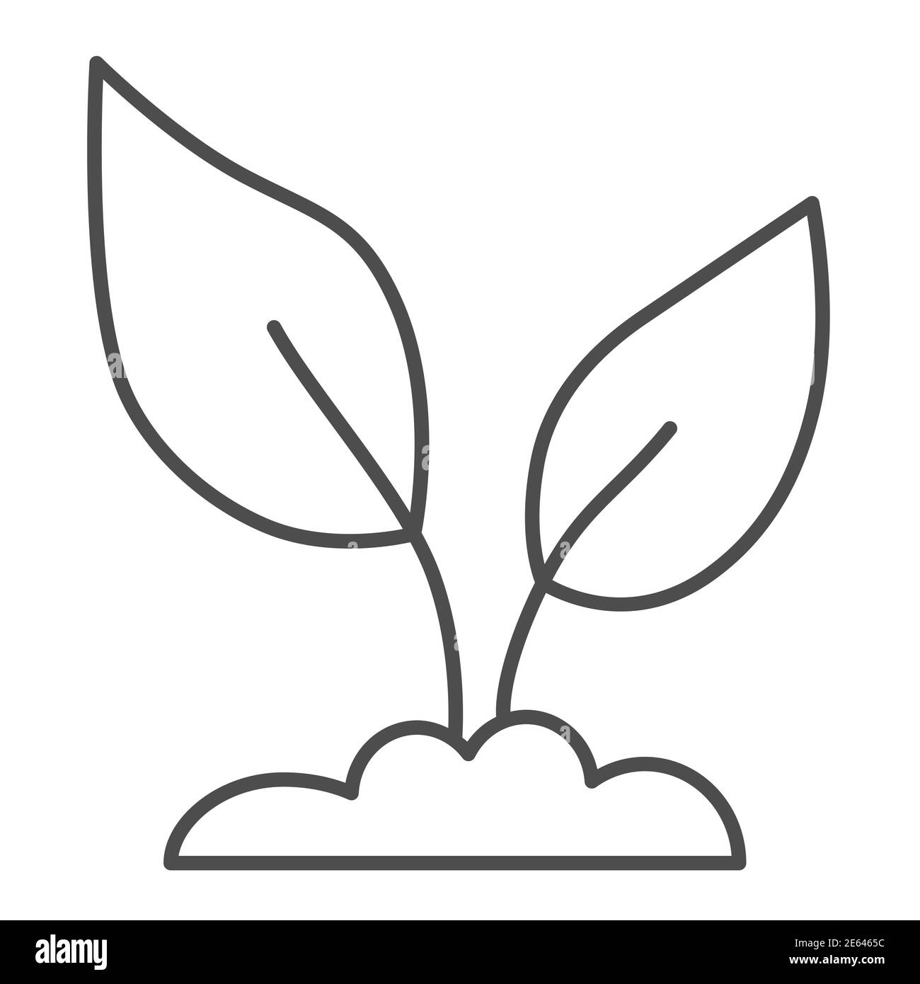 Sapling Clipart Black And White