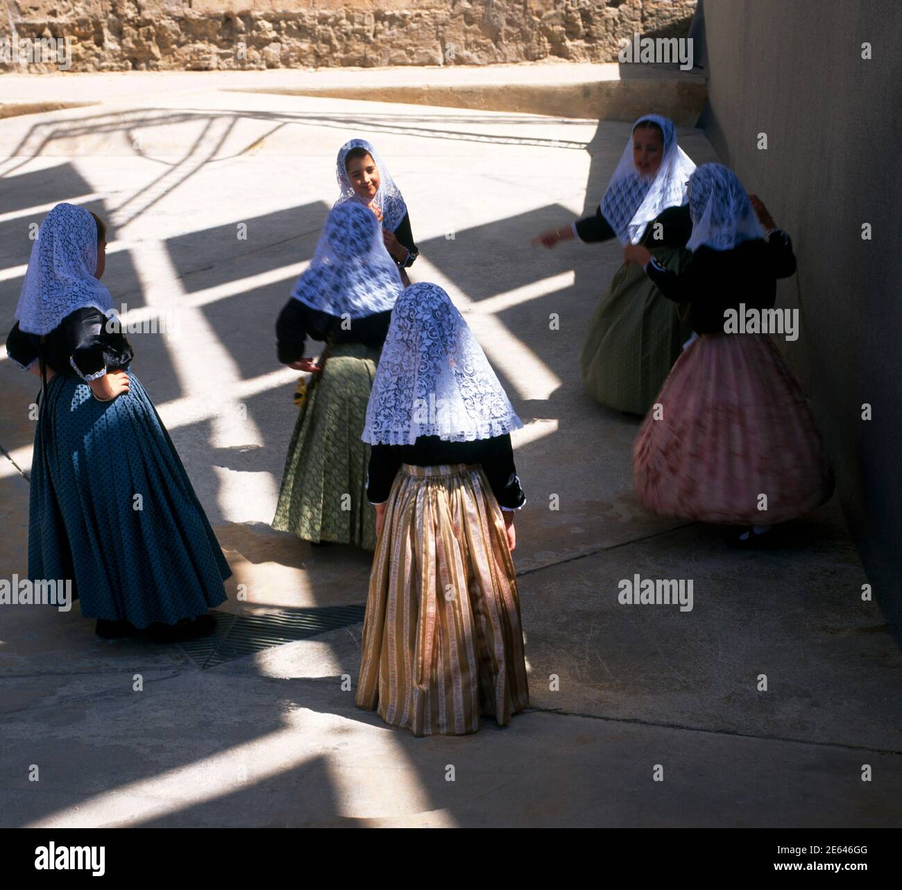 Palma Majorca ( Mallorca ) Balearic Islands Spain Girls In Majorcan ...