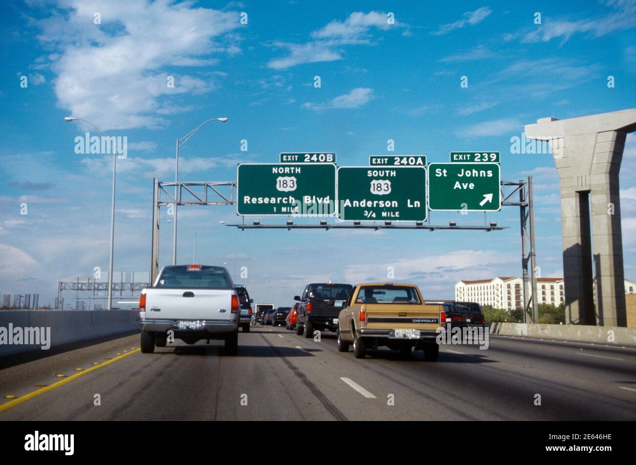 Traffic road signs texas usa hi-res stock photography and images - Alamy