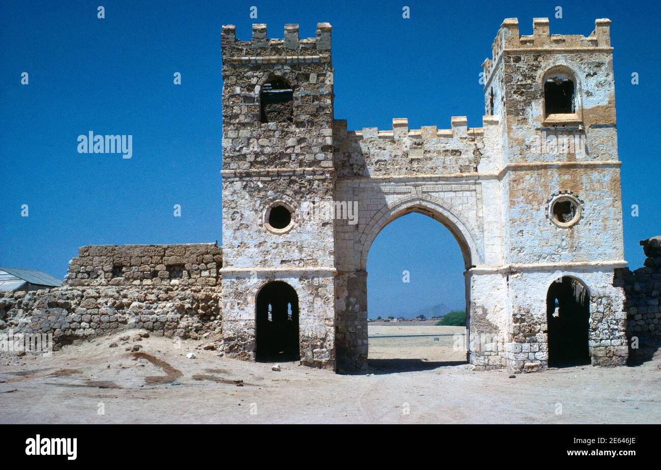 Suakin Town Sudan Islamic Coral Building Kitcheners Gate Stock Photo ...