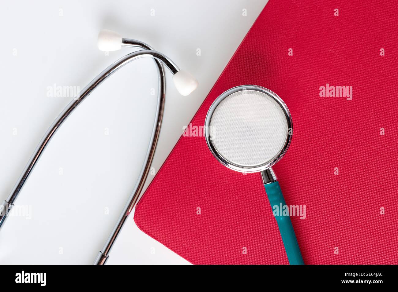 Doctor's tools on white background, Medical, health care concept Stock ...