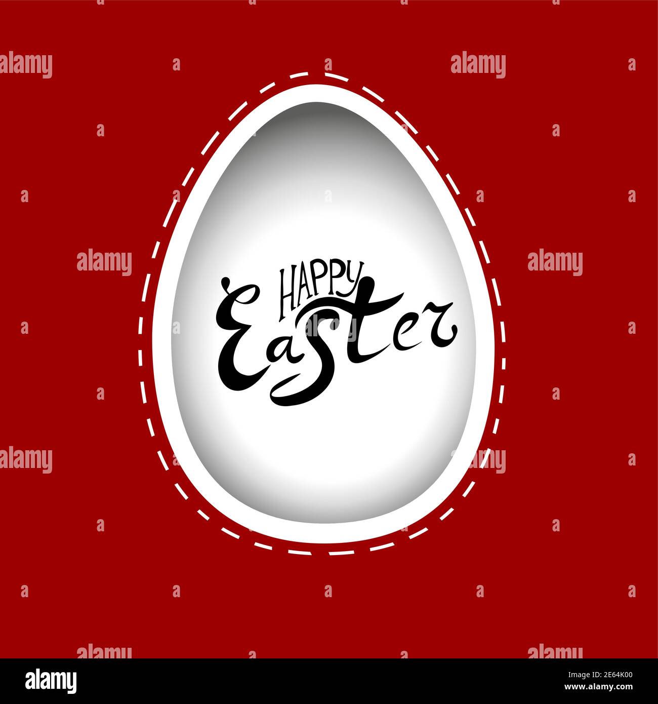 Happy Easter text. Vector illustration Stock Vector Image & Art - Alamy