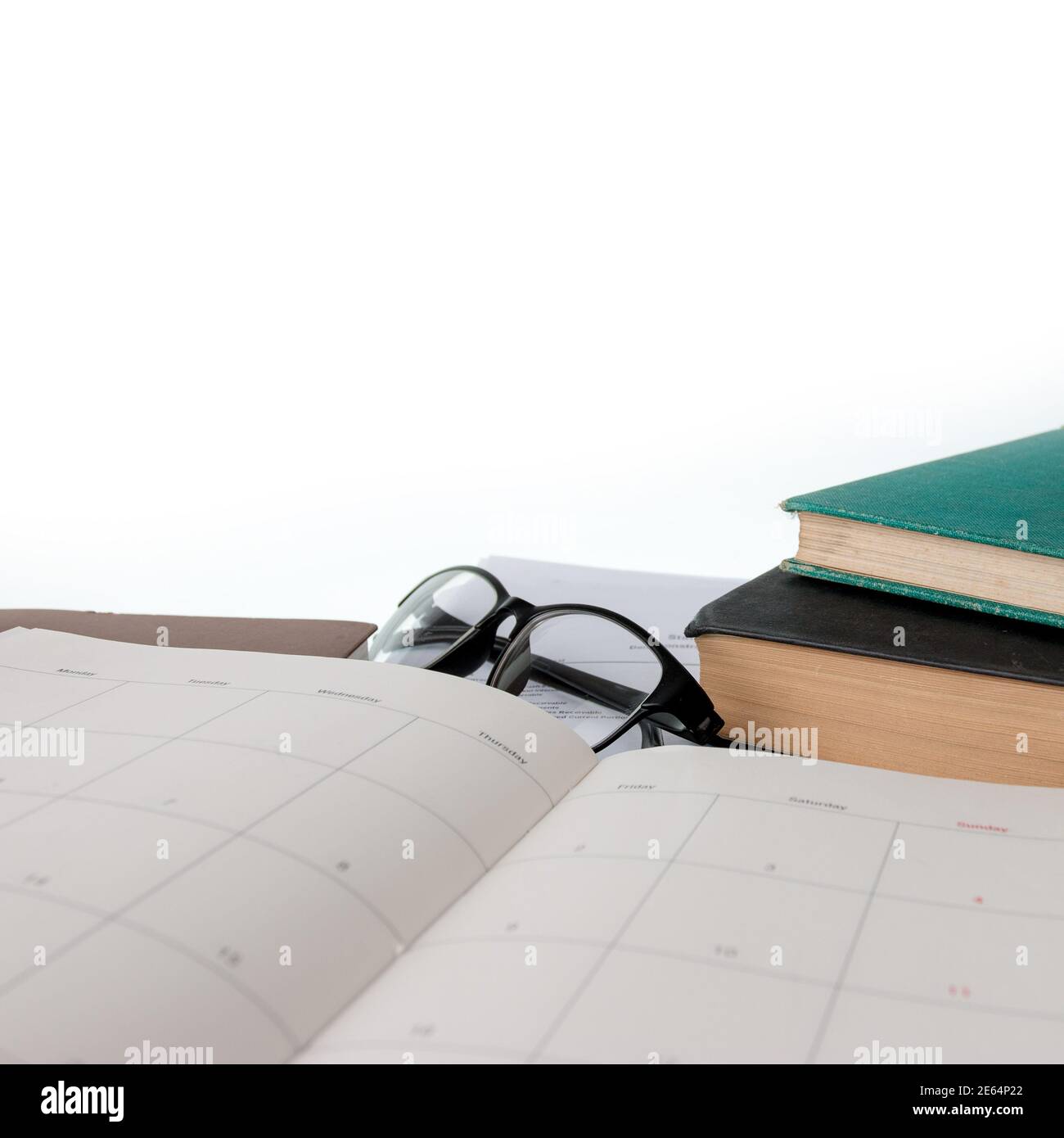 Diary yearly planner 2020, Beginning a new life concept Stock Photo - Alamy