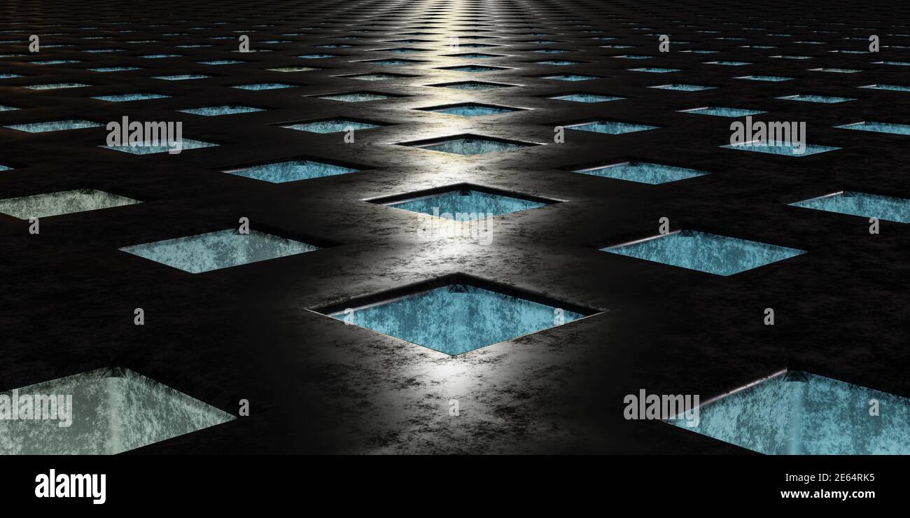 abstract neon light geometric pattern background 3d render illustration ...