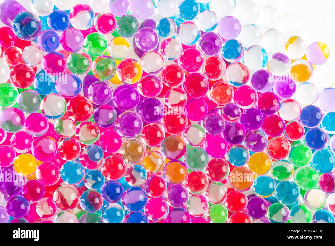Multicolored hydrogel balls for abstract colorful background Stock ...