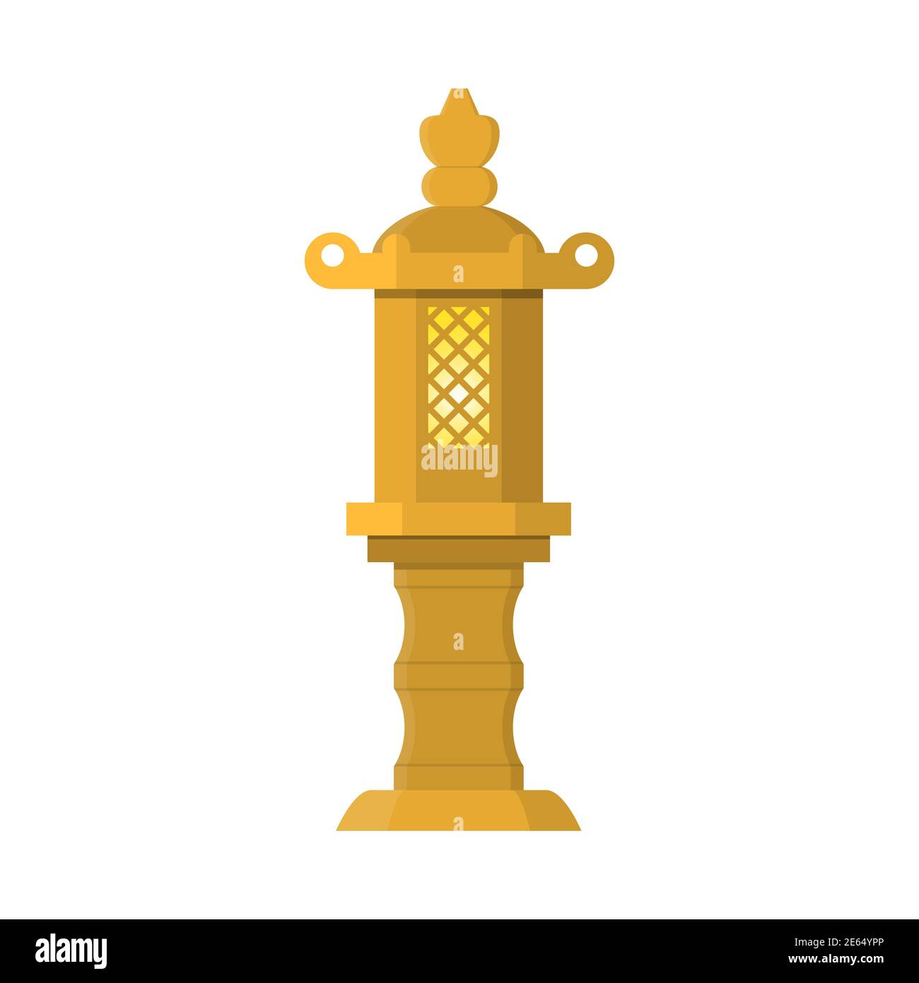 Old japanese garden stone lantern Stock Vector Images - Alamy