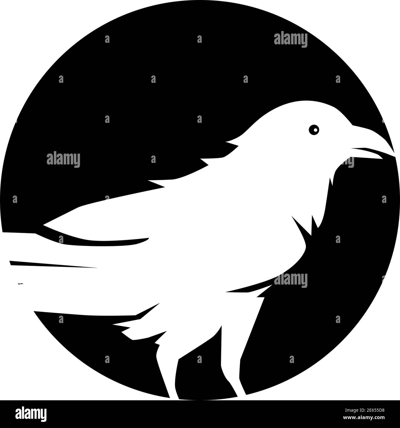 Raven ornithology Stock Vector Images - Alamy