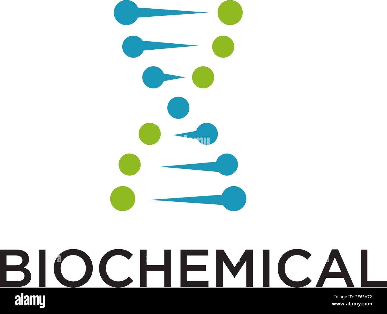 Bio chemical company logo design with using molecule connection icon ...