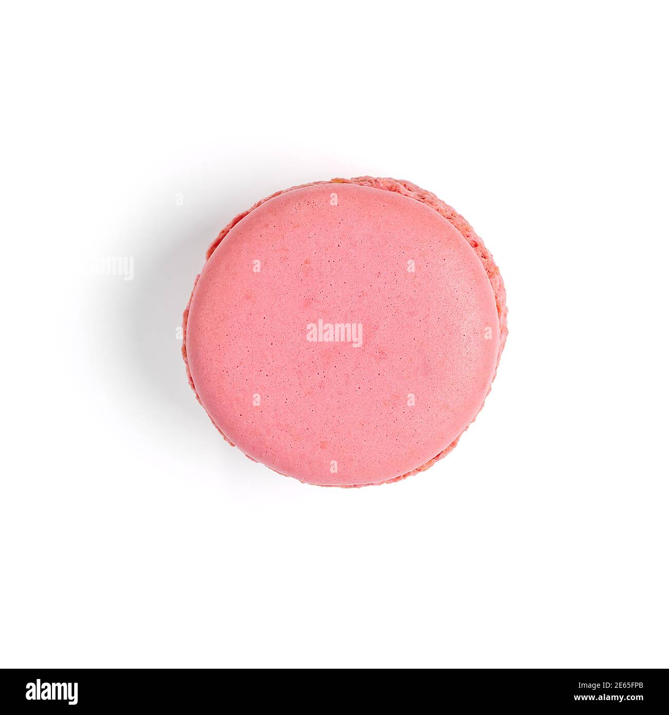 Macaron. Traditional french colorful macarons close up, macro isolated ...