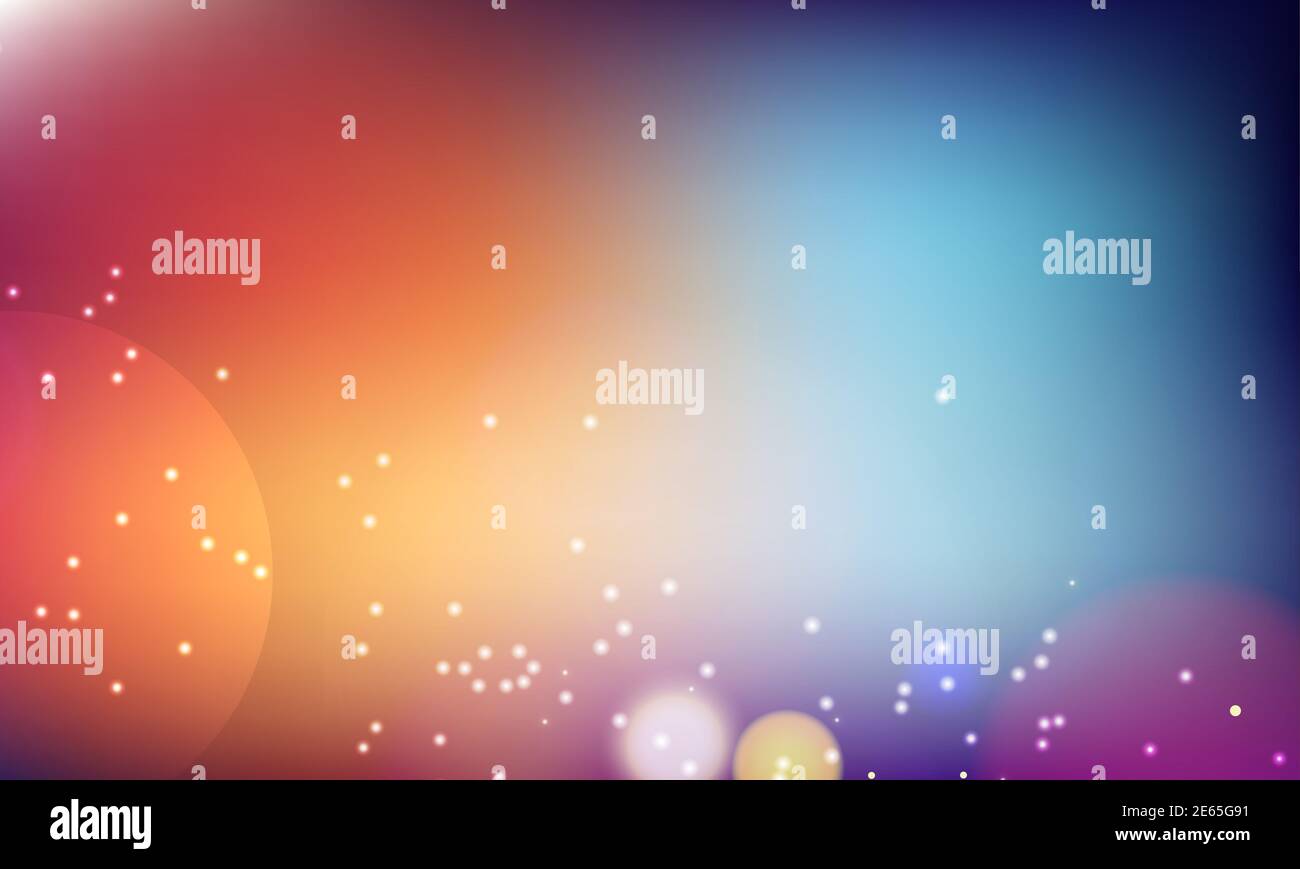 Abstract light golden gradient pink festive bokeh background with ...