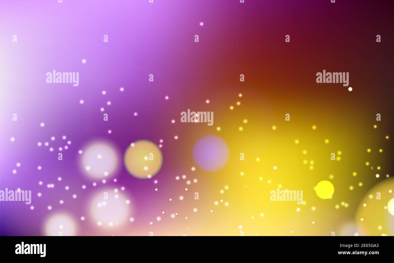 Abstract light golden gradient pink festive bokeh background with ...