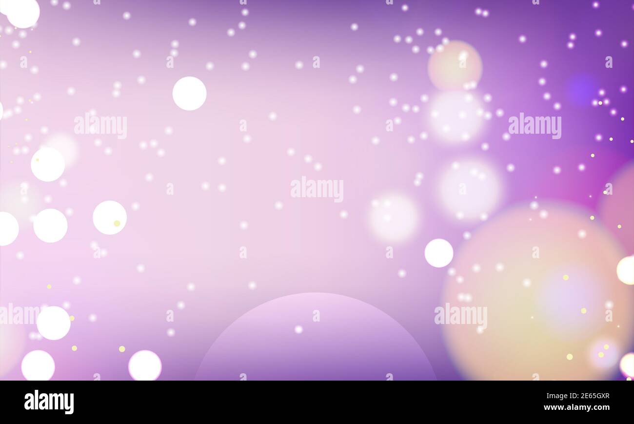 Abstract light golden gradient pink festive bokeh background with ...