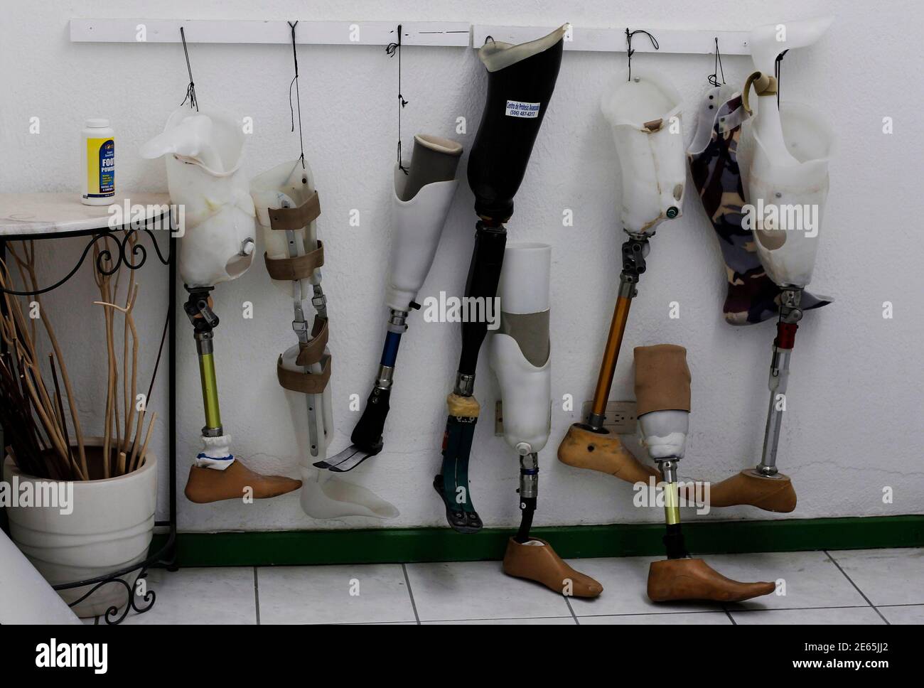 Prosthetic limbs hanging hi-res stock photography and images - Alamy
