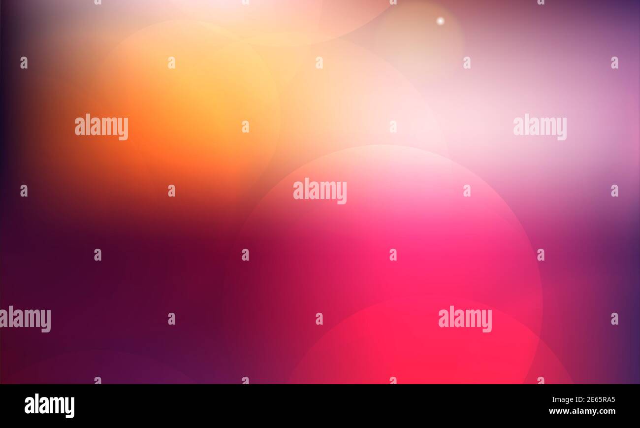 Abstract light golden gradient pink festive bokeh background with ...