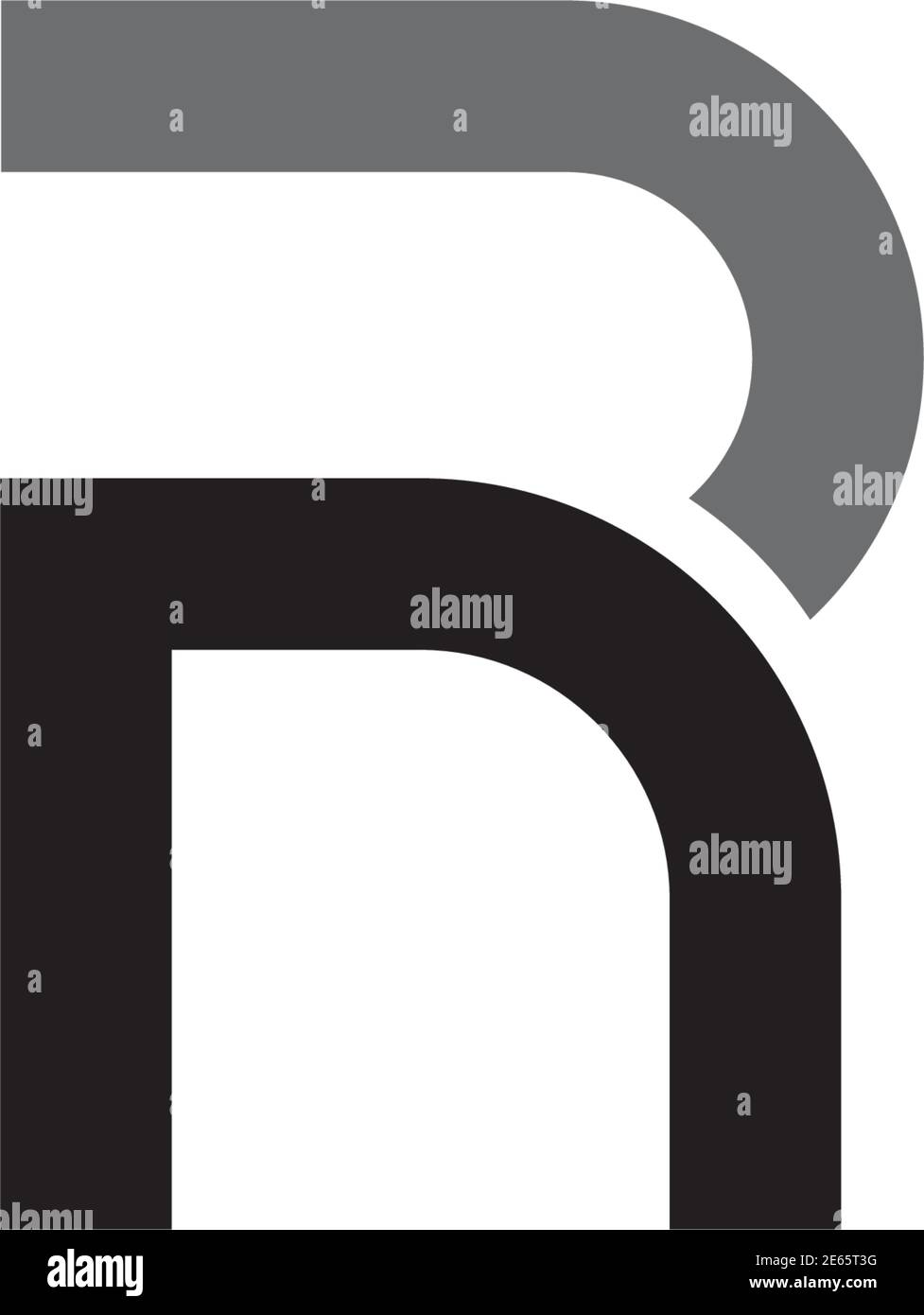 R letter icon logo design inspiration template Stock Vector Image & Art ...