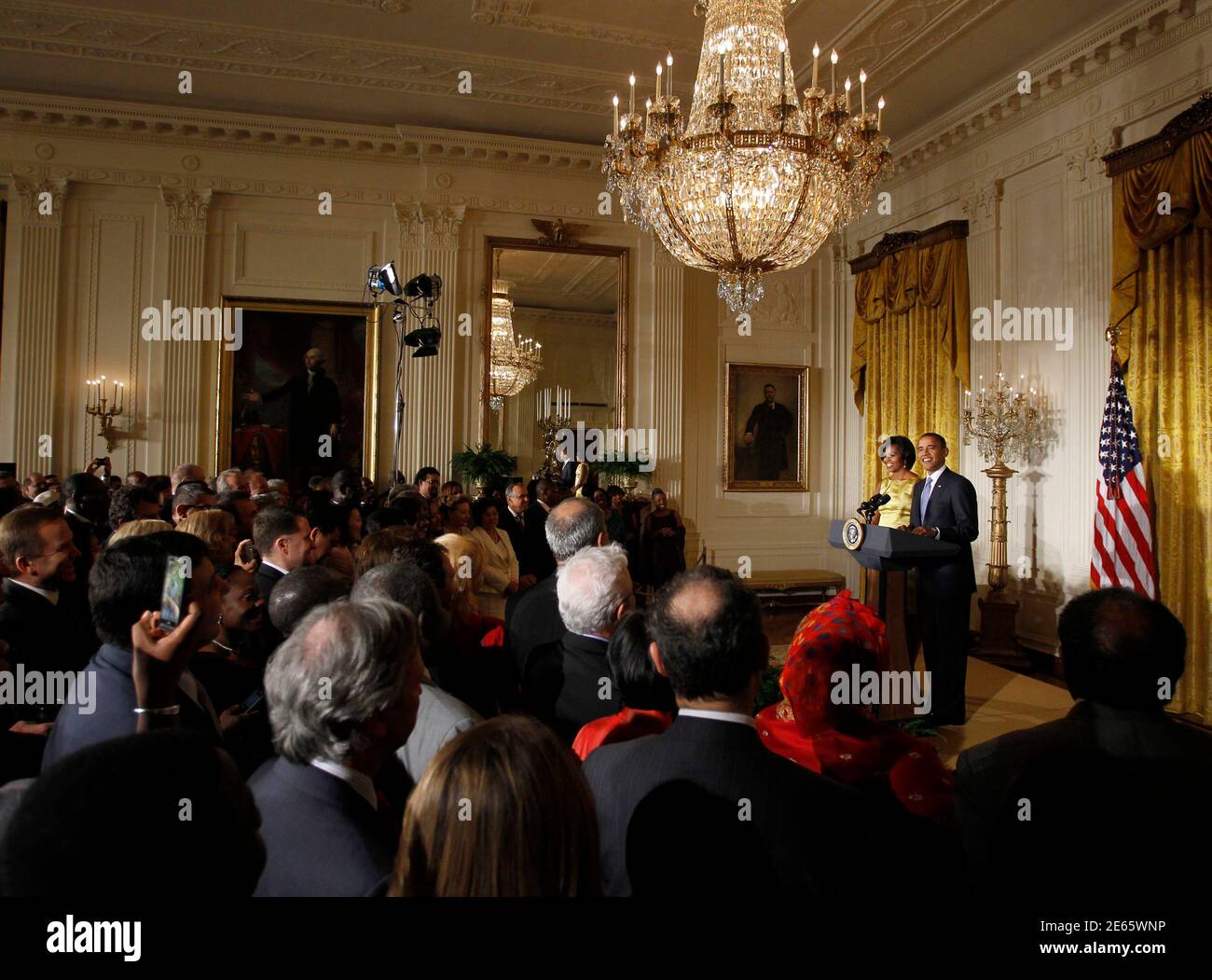 White house diplomatic reception room hi-res stock photography and ...