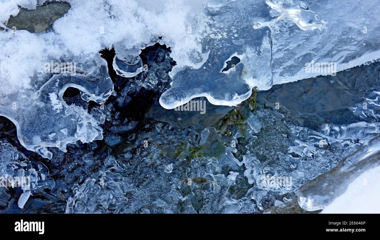 Ice patterns texture hi-res stock photography and images - Alamy